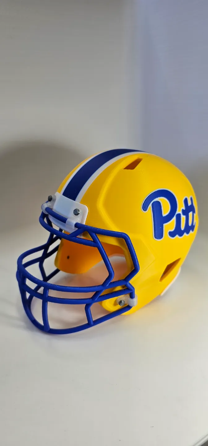 Pitt Football Helmet by animuL67 - MakerWorld