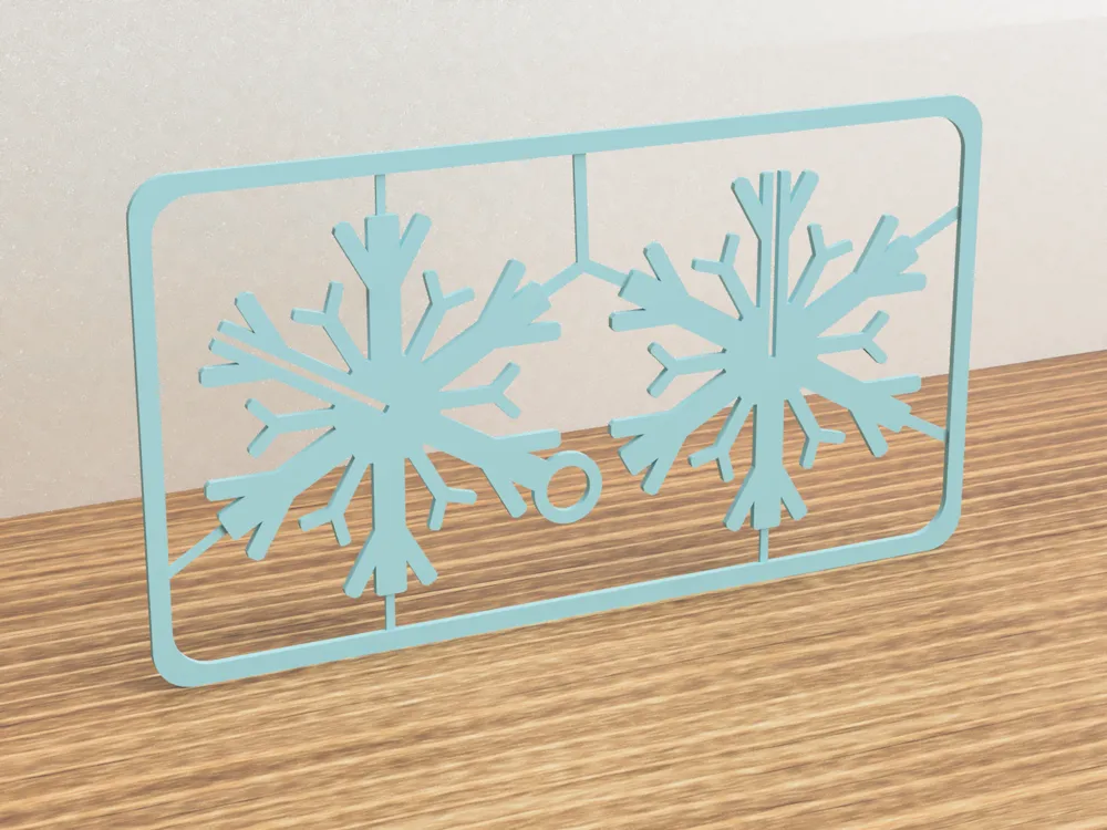 Snowflake Kit Card by JIGL37 - MakerWorld
