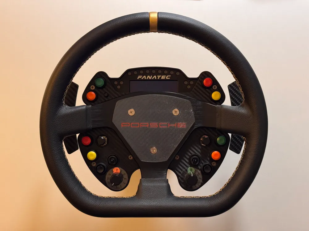 Porsche Steering Wheel Plate by YeahImSpeedy - MakerWorld