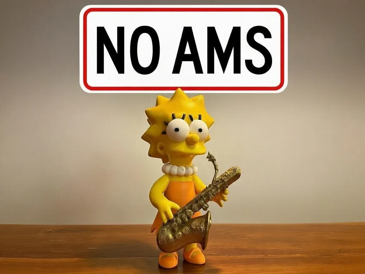 Lisa Simpson mehrteilig OHNE AMS – Kostenloses 3D-Druckmodell – MakerWorld