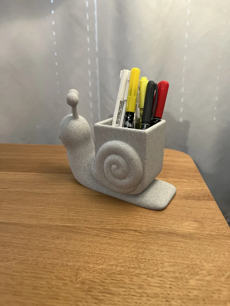 Snail Pen Holder by fifindr MakerWorld: Download Free 3D Models