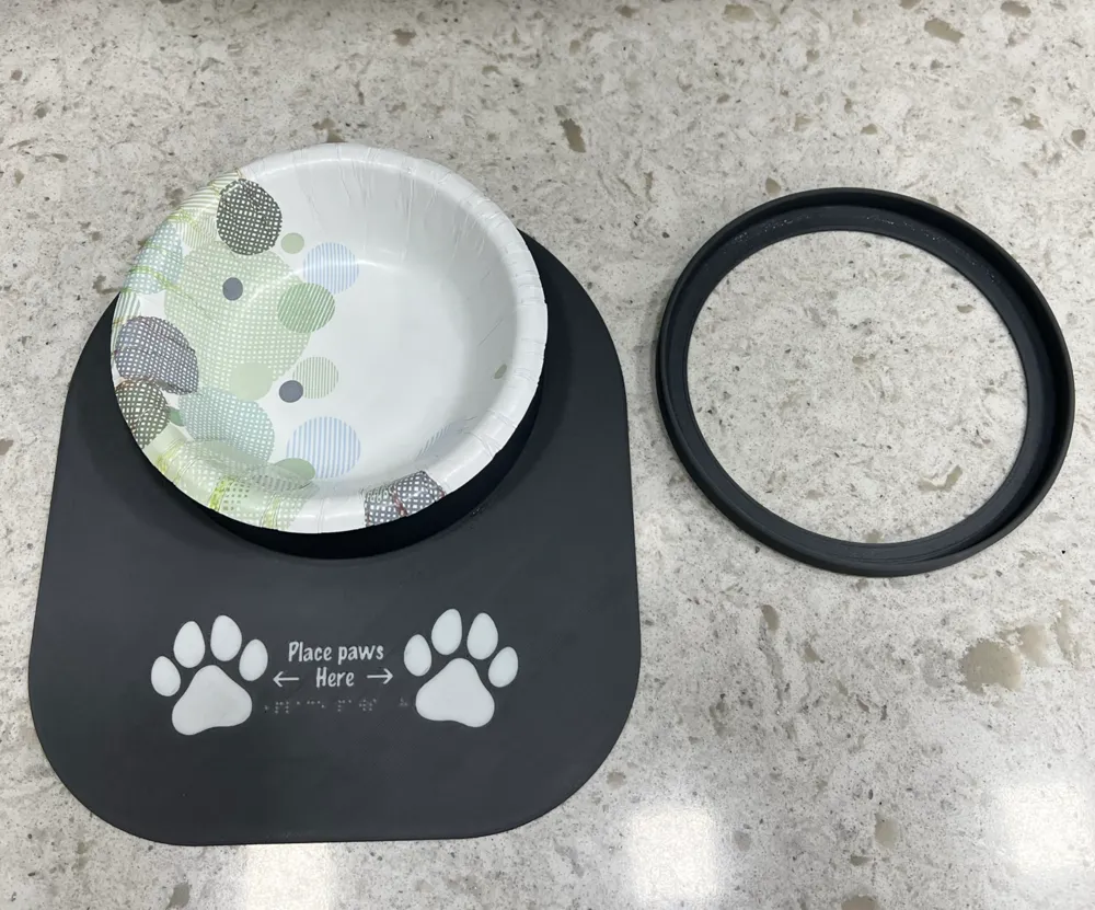 Dog/Cat Disposable Paper Bowl Holder by Tad Ghostal - MakerWorld