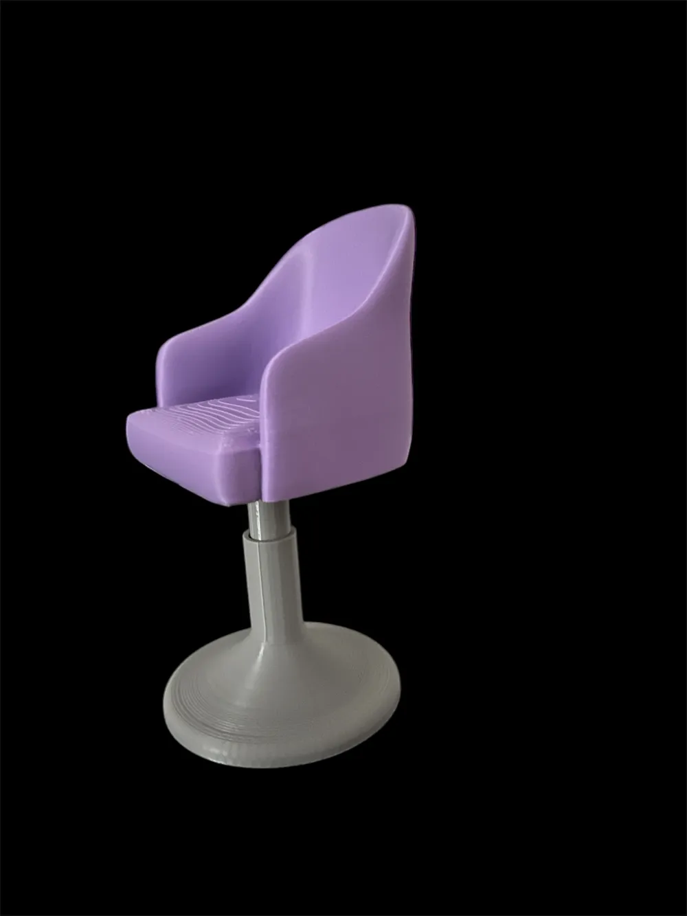 swivel chair barbie office - Free 3D Print Model - MakerWorld
