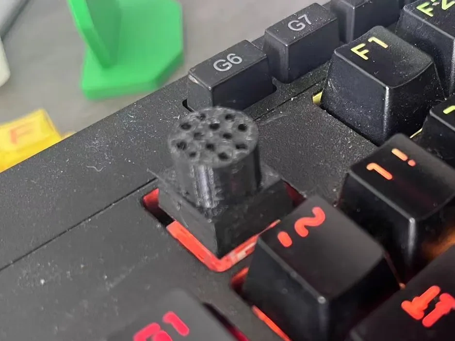 Honeycomb Coal Briquette Keycaps by 嘎嘎 - MakerWorld