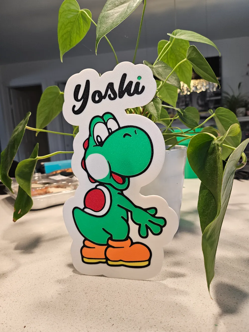 Yoshi Fan Art by Tommy Gun - MakerWorld