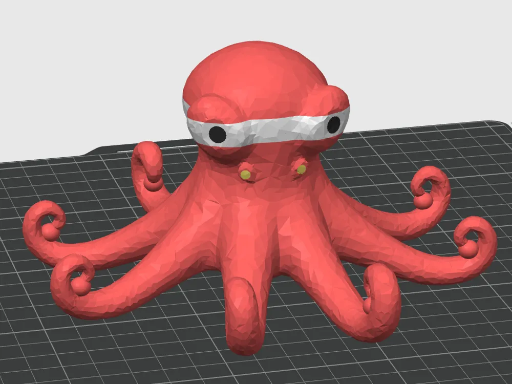 Octopus Phone Stand by Ladislau - MakerWorld