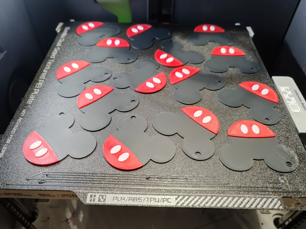 Mickey Mouse Keychain multicolor by RoboDroid MakerWorld: Download Free ...