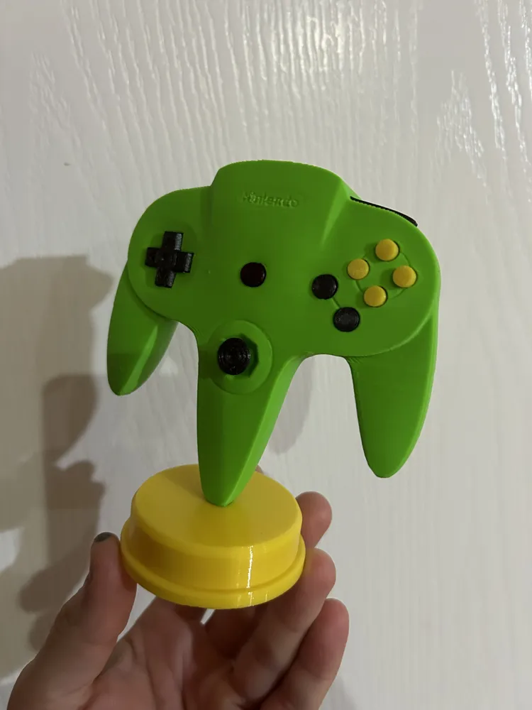 Nintendo 64 Controller Ornament - Free 3D Print Model - MakerWorld