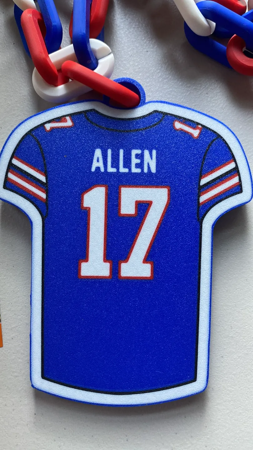 Josh Allen Jersey logo - Free 3D Print Model - MakerWorld