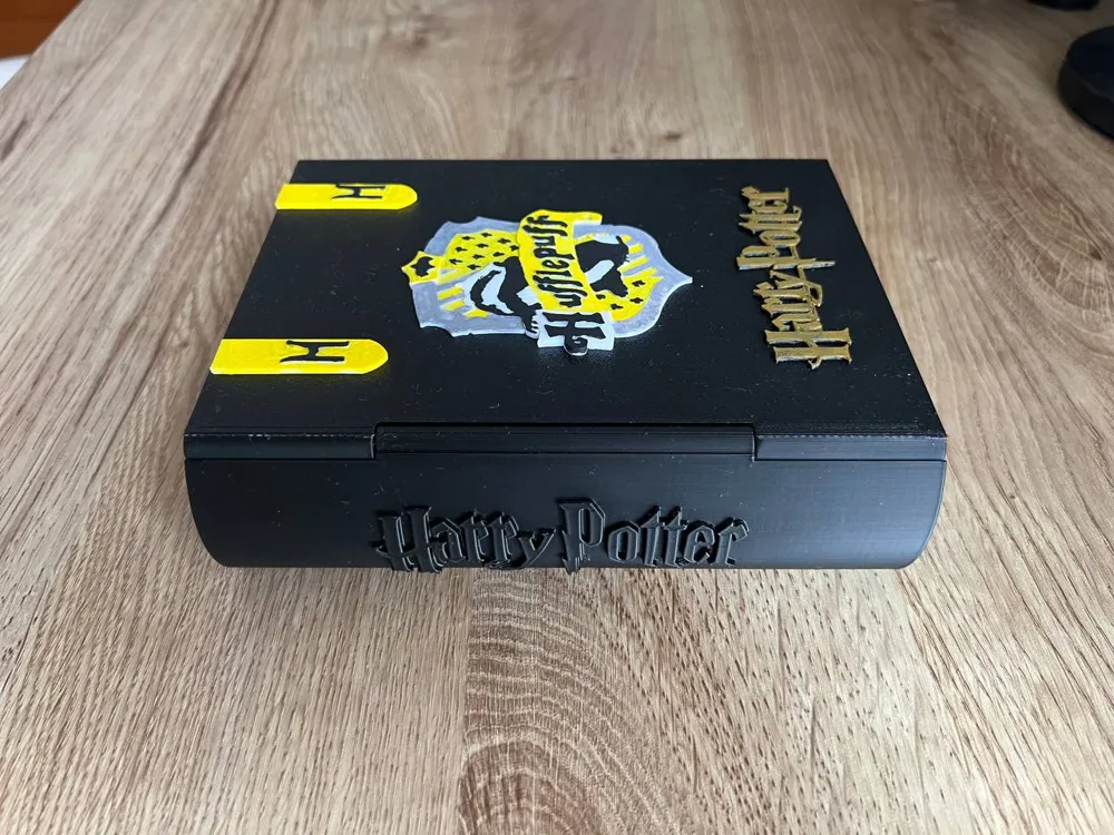 Hufflepuff Book Box - Free 3D Print Model - MakerWorld