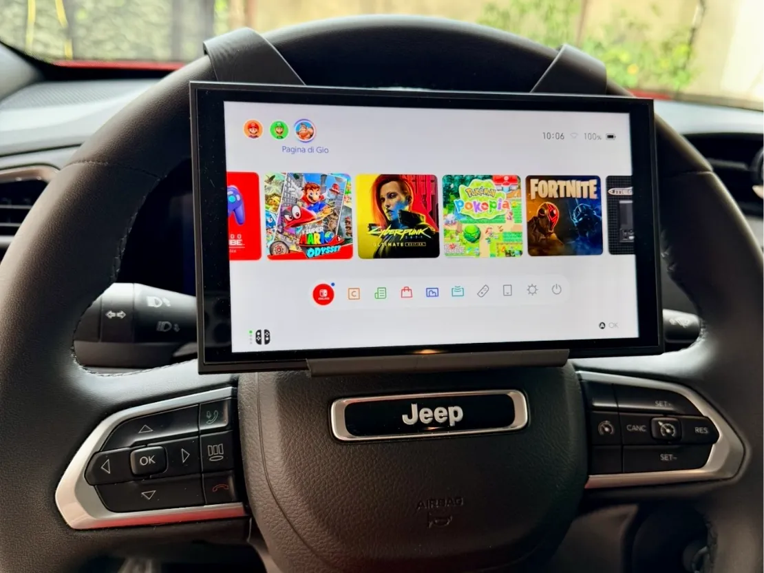 NINTENDO SWITCH TABLET PHONE STEERING WHEEL HOLDER - Free 3D Print ...