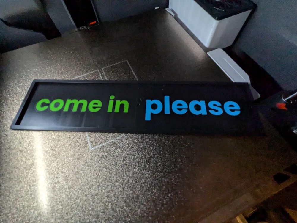 come in please / go away please - privacy sign by Tacitus Kilgore ...