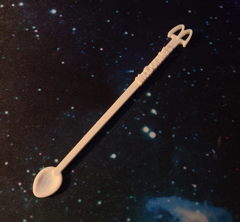 Mcdonalds Coffee Spoon by futuregraphicartMakerWorld: Download Free 3D ...