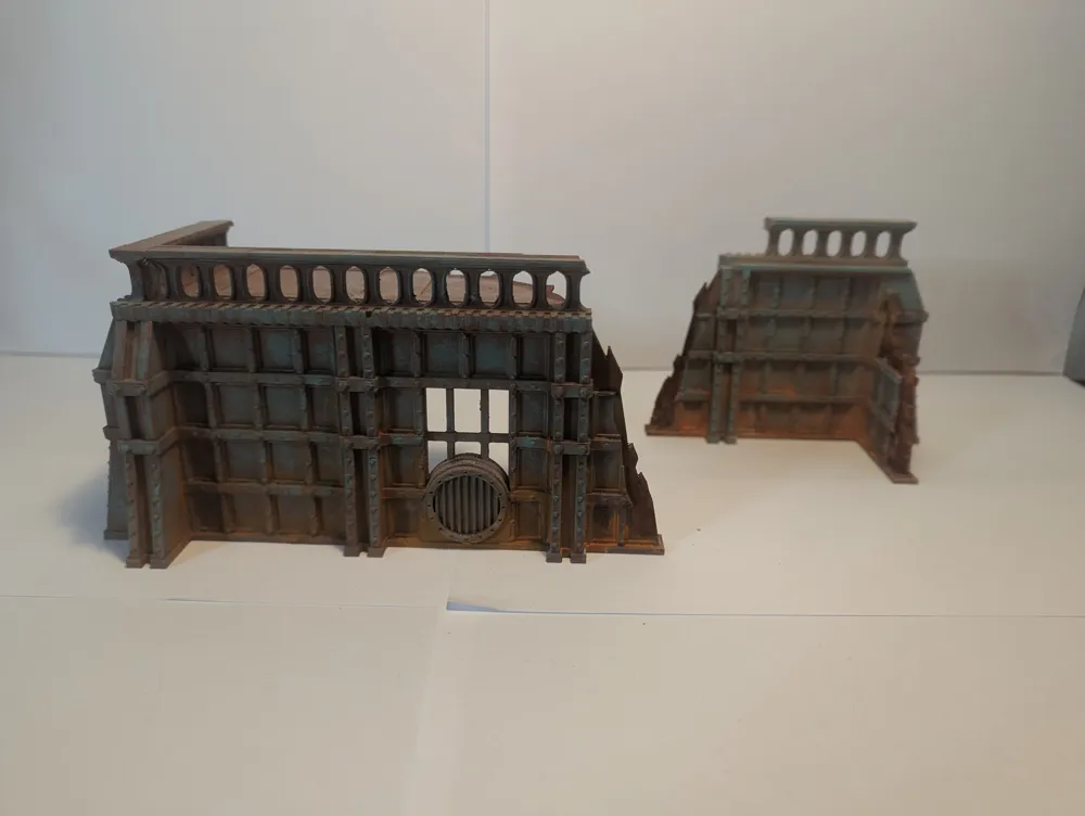 Small Factory Ruins - Free 3D Print Model - MakerWorld
