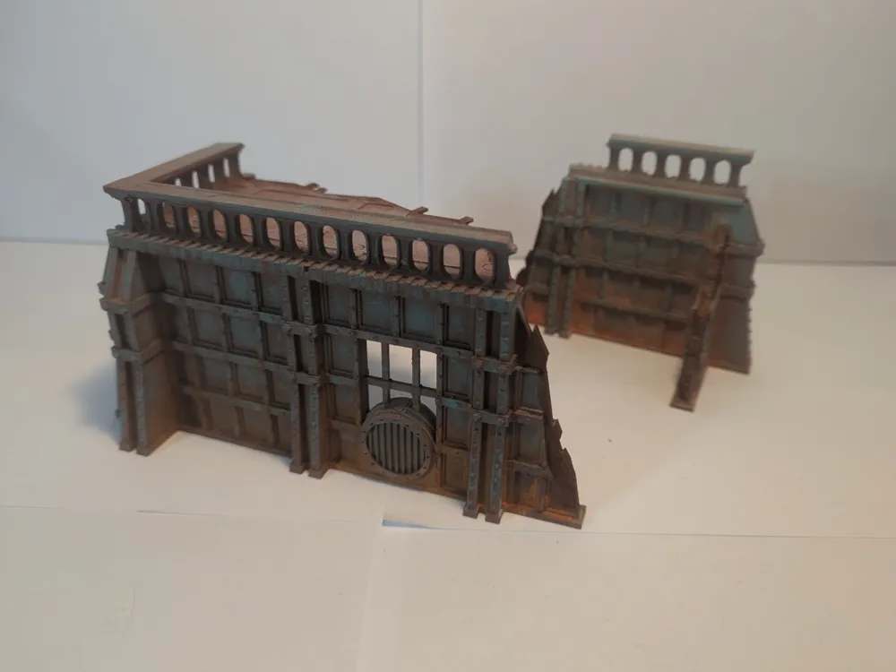 Small Factory Ruins - Free 3D Print Model - MakerWorld