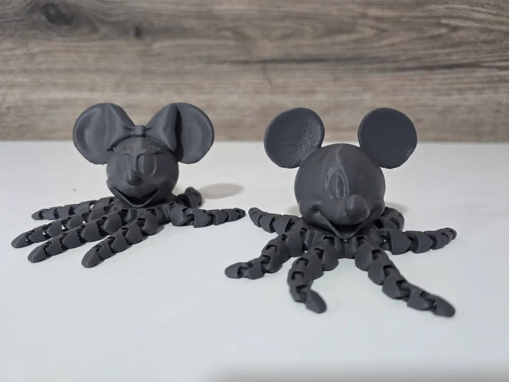 Minnie Mouse - Octopus FLEXI by 3Devil MakerWorld: Download Free 3D Models