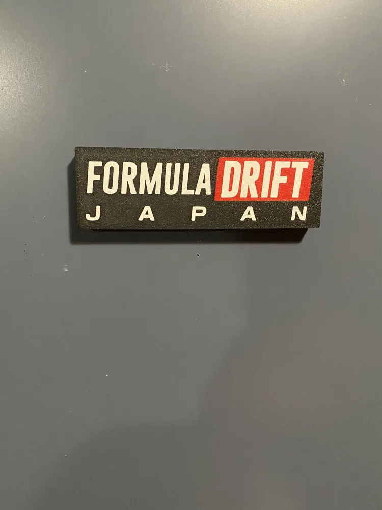 FORMULA DRIFT JAPAN LIGHTBOX WALL SIGN by Eric36 MakerWorld: Download ...