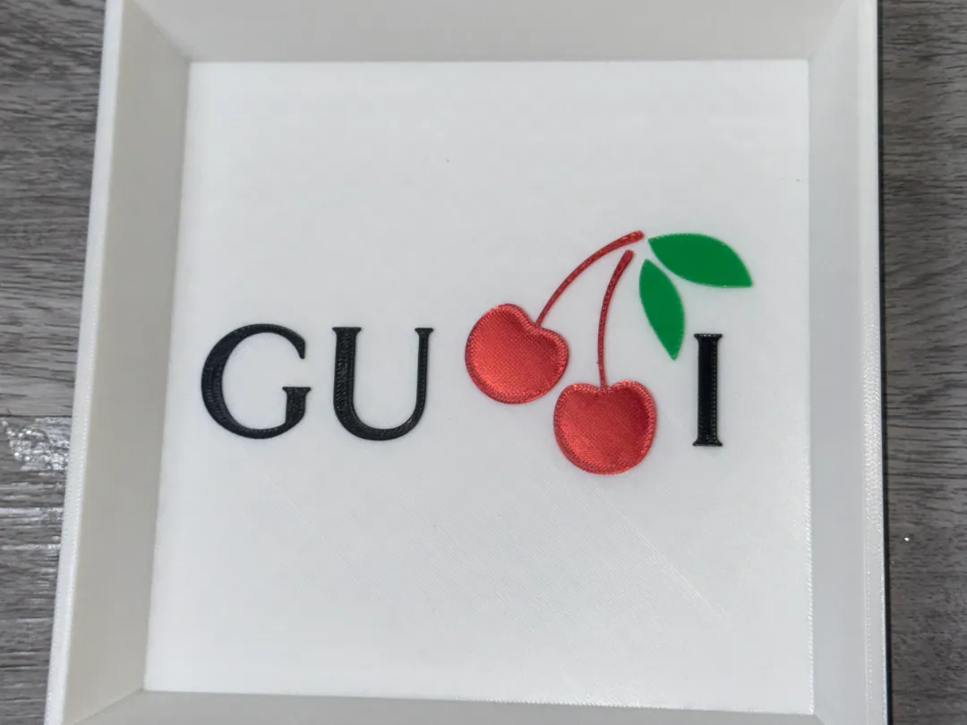 Cherry Gucci Tray - Free 3D Print Model - MakerWorld