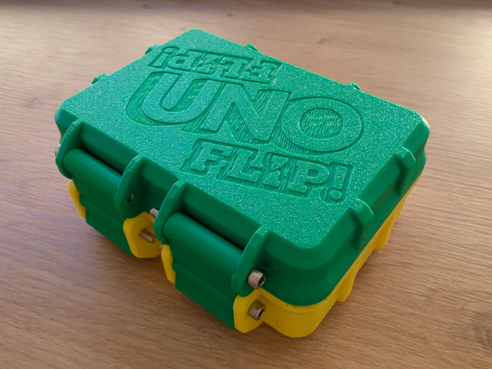 UNO FLIP! 卡片盒 - 免费 3D 打印模型 - MakerWorld