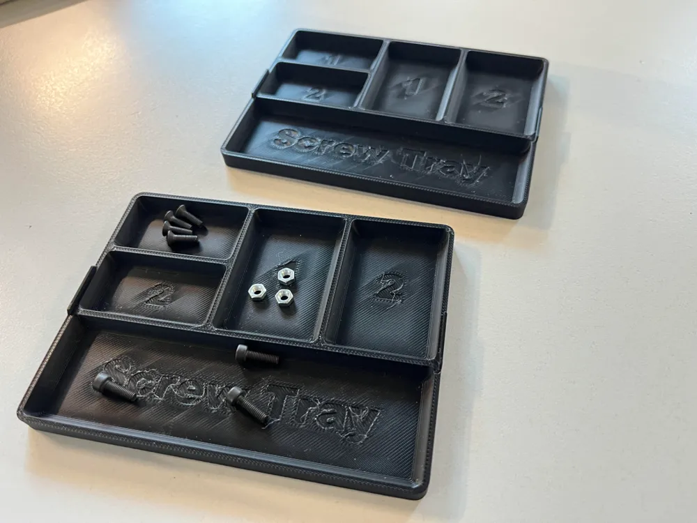 Screw Tray - Free 3D Print Model - MakerWorld