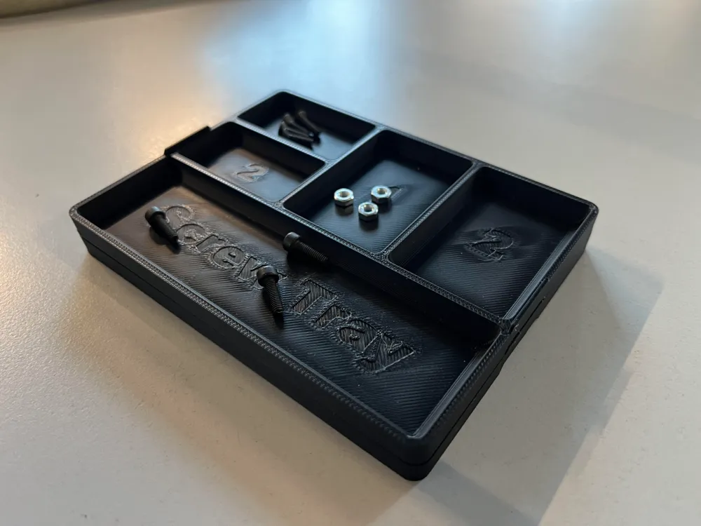 Screw Tray - Free 3D Print Model - MakerWorld