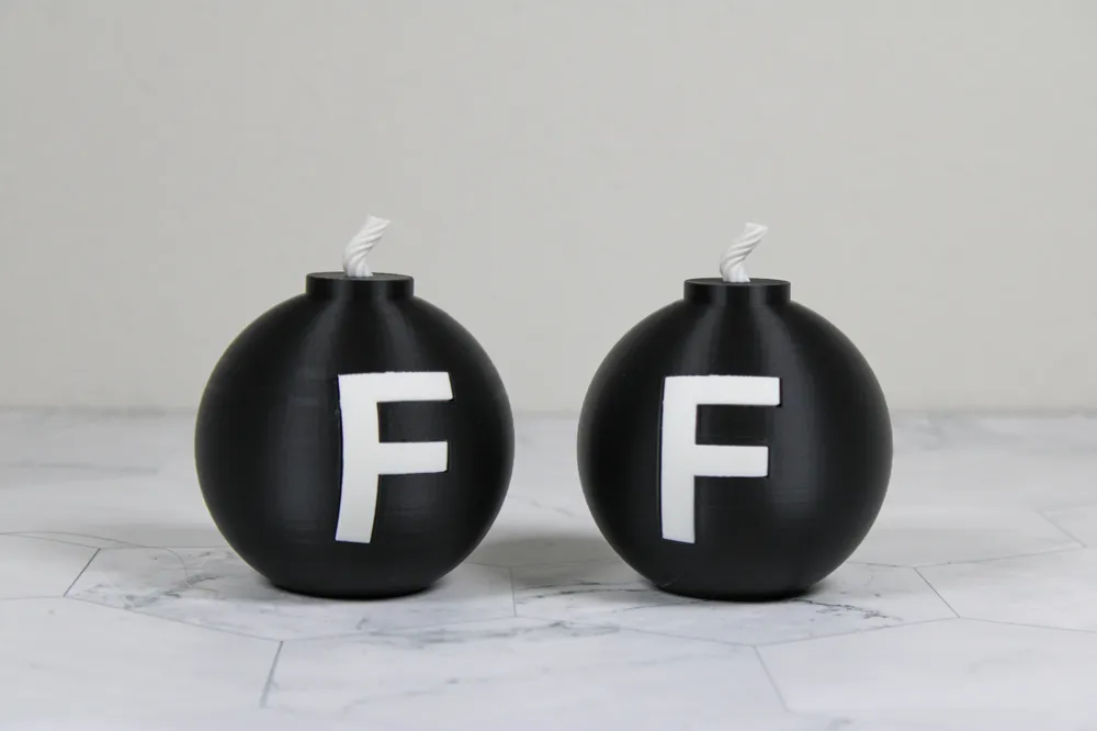 F-Bomb - Free 3D Print Model - MakerWorld