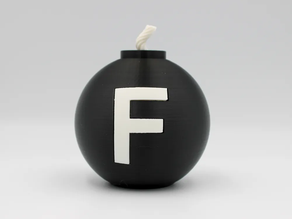 F-Bomb - Free 3D Print Model - MakerWorld