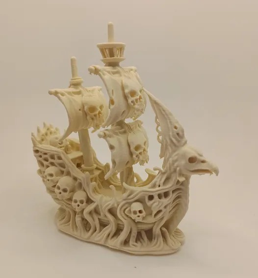 Ghost Ship Warship of Lost Souls - Free 3D Print Model - MakerWorld