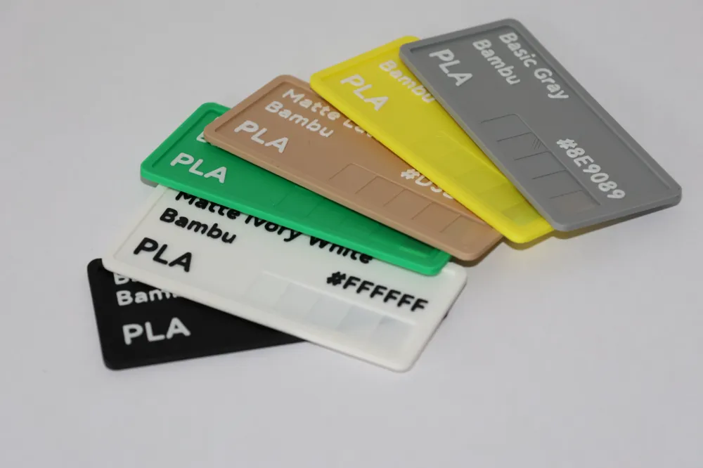 Bambu Filament swatches 二次创作 - 来自 Kurly74 - MakerWorld