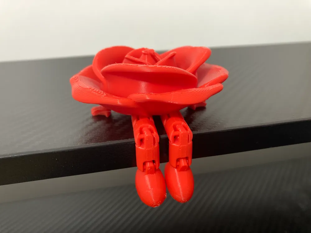 Articulated Valentines Rose by Nshark3d - MakerWorld