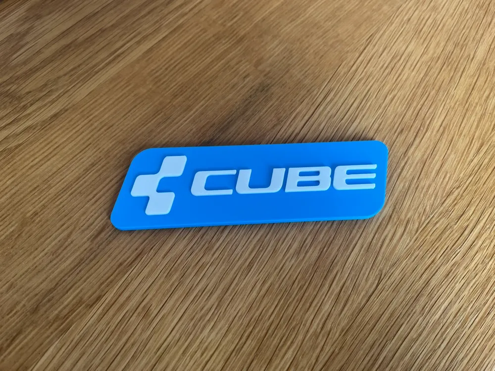 CUBE Bike Logo - Free 3D Print Model - MakerWorld