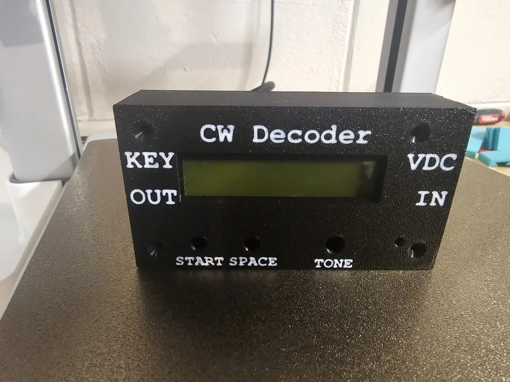 CW Decoder Case - Free 3D Print Model - MakerWorld