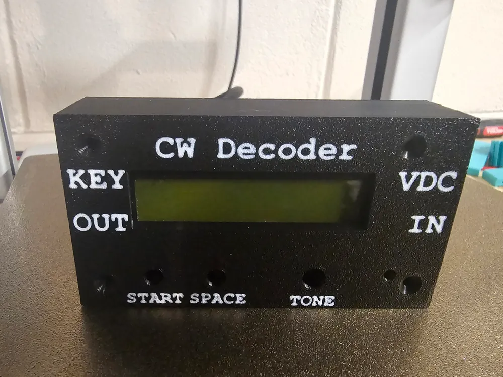 CW Decoder Case - Free 3D Print Model - MakerWorld