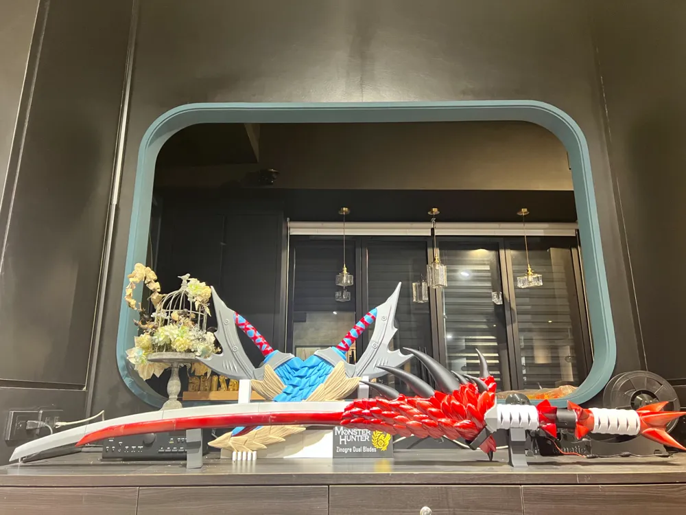 Wyvern Blade "Fall" - Monster Hunter - Free 3D Print Model - MakerWorld