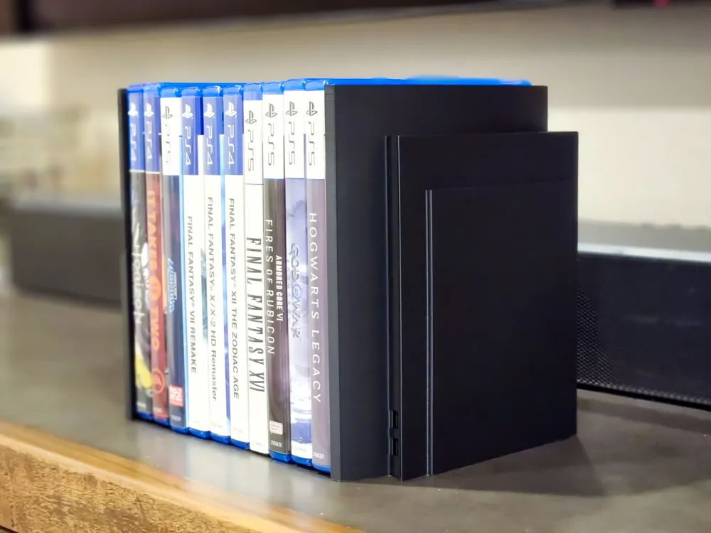 PS3 Game Case Organizer Bookend by BoneyardLabs MakerWorld: Download ...