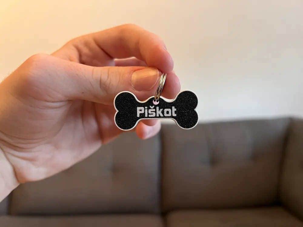 Dog Tag Customisable by izboxo MakerWorld: Download Free 3D Models