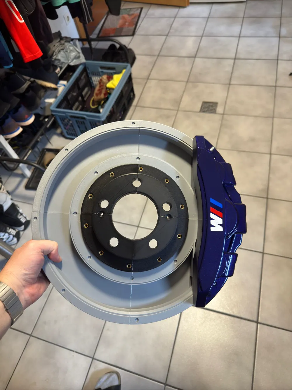 BMW M Brake Disc Lamp - Free 3D Print Model - MakerWorld