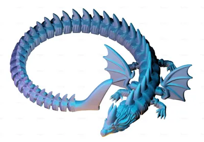 Articulated flexi dragon Fins by PAB3D MakerWorld: Download Free 3D Models