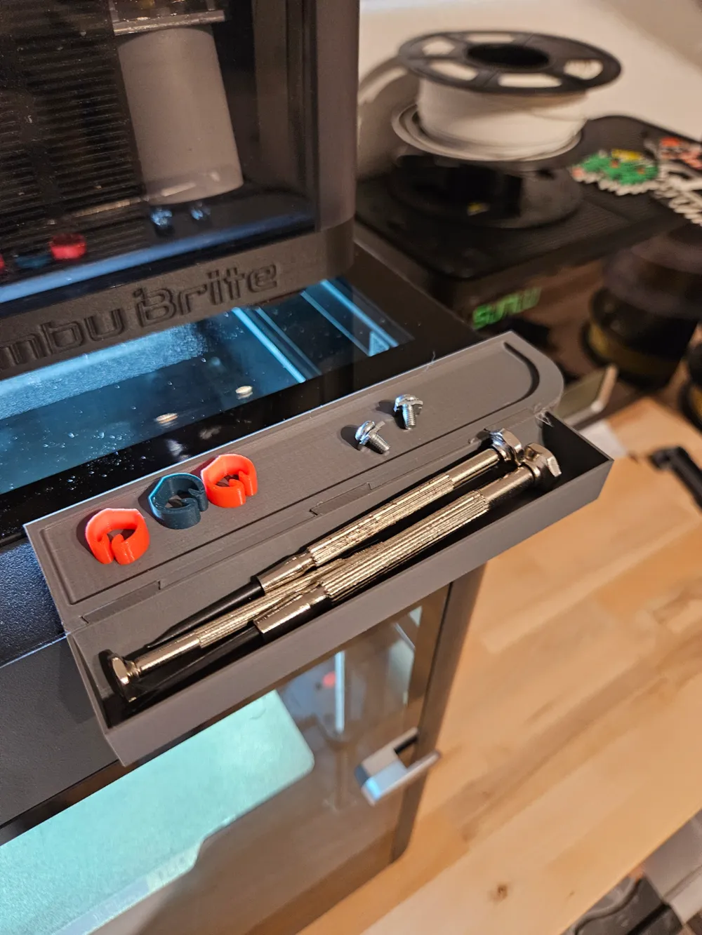 P1S and P1P Top Tray with interchangeable boxes and tools ...