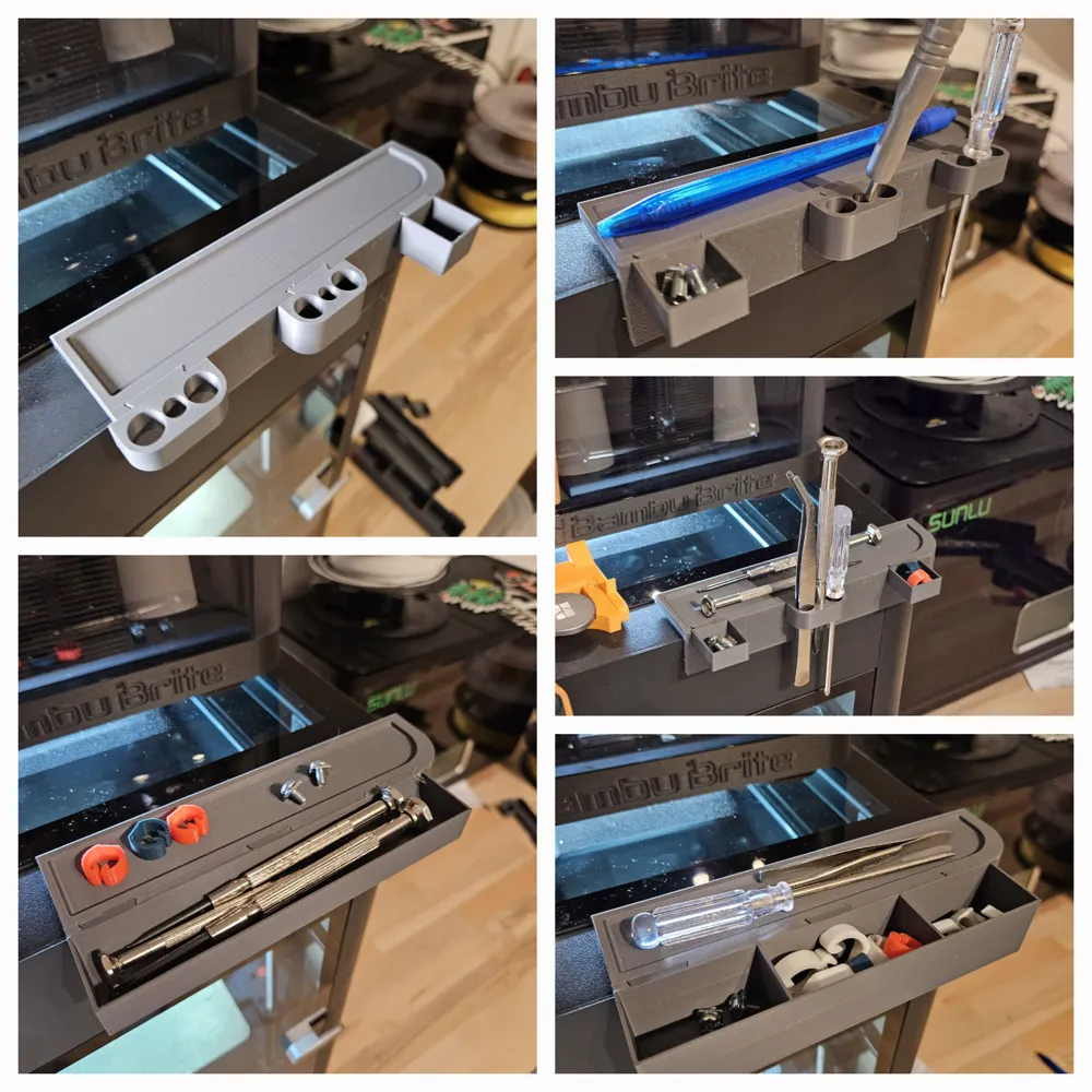 P1S and P1P Top Tray with interchangeable boxes and tools ...