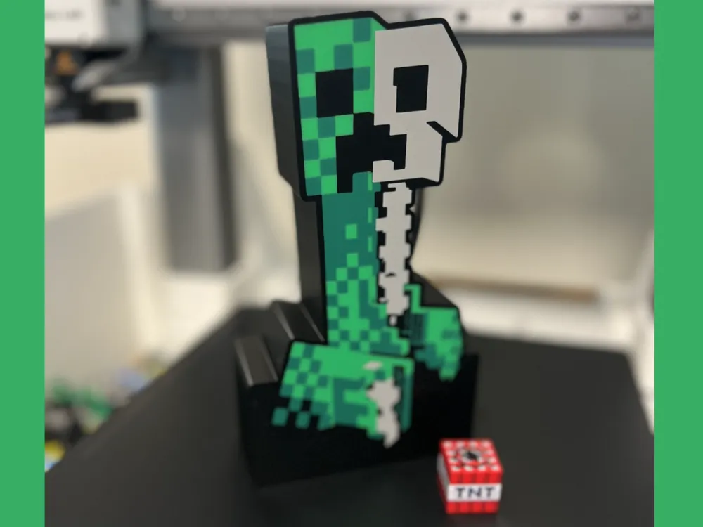 Anatomy of a Creeper - Creeper/Skeleton Box - Free 3D Print Model ...