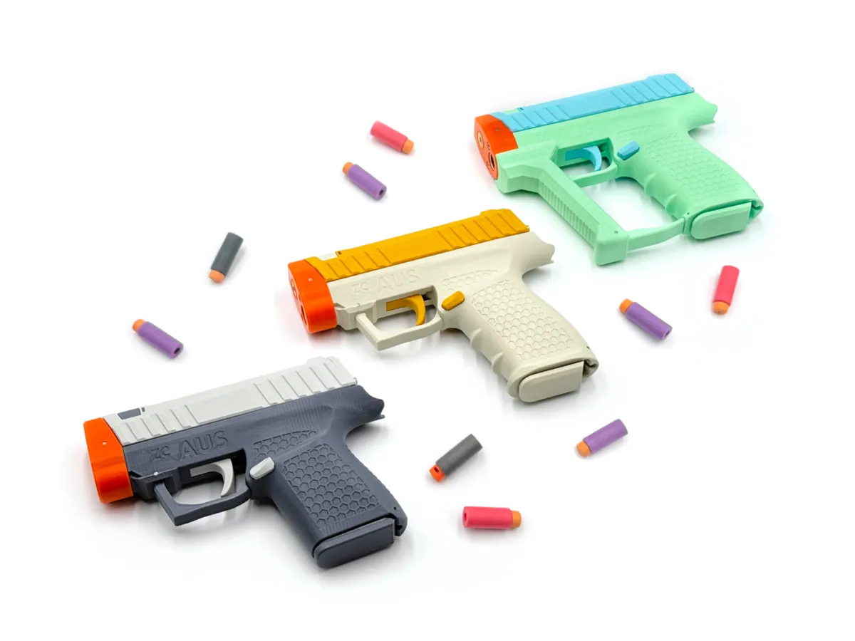 Znc Aus - Ultra Compact Nerf Pistol - Up To 170FPS by BMPrintShop ...