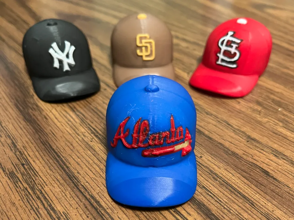 Atlanta Braves baseball hat by fnapier68 MakerWorld: Download Free 3D ...