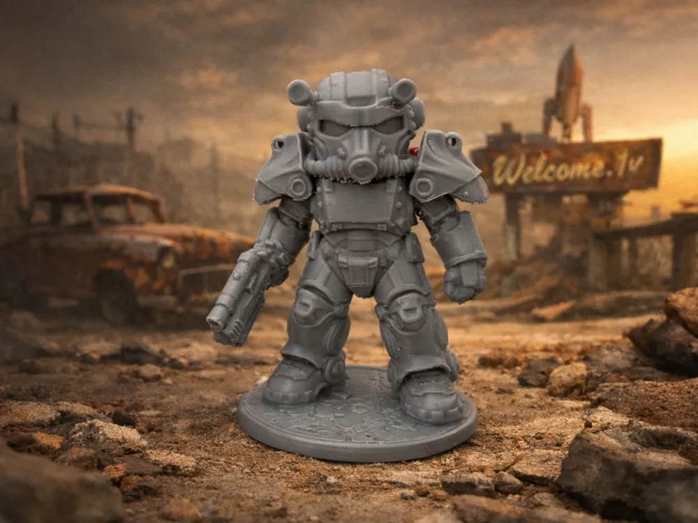 Power Armor T60 - Fallout - Free 3D Print Model - MakerWorld