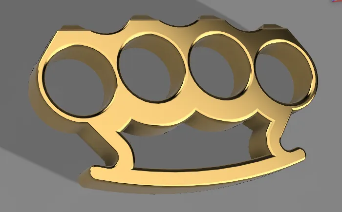 Brass Knuckles - Free 3D Print Model - MakerWorld