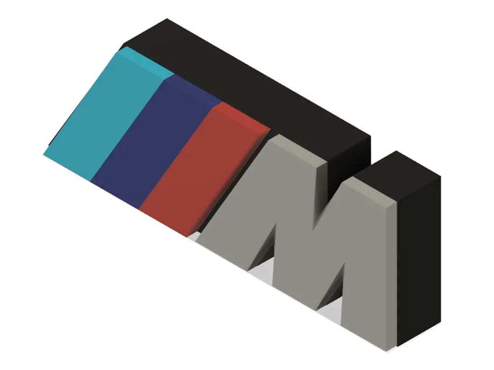 BMW M Sport Wall Mountable Logo by Spooner MakerWorld: Download Free 3D ...