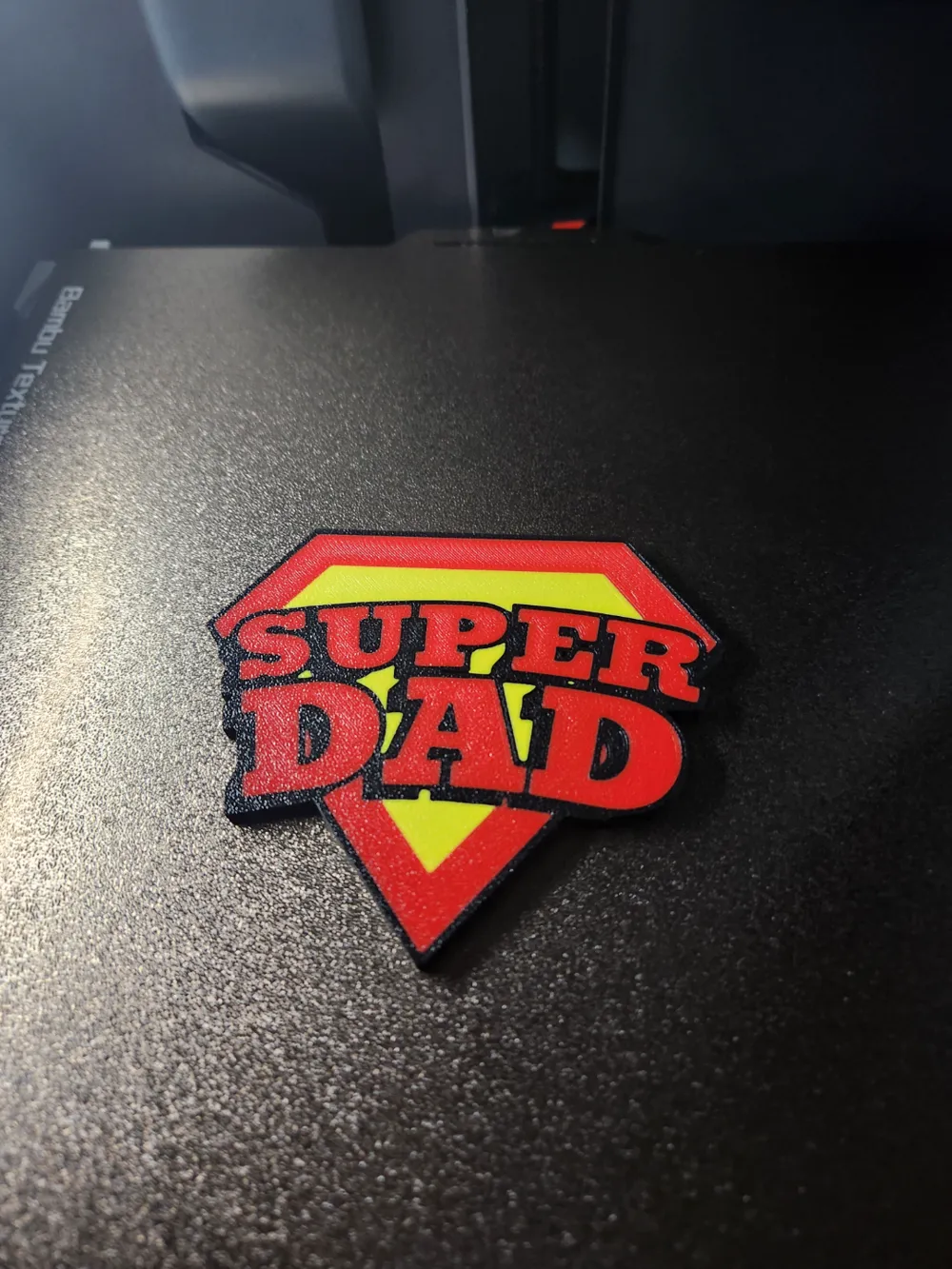 Super Dad magnet by HD3D MakerWorld: Download Free 3D Models