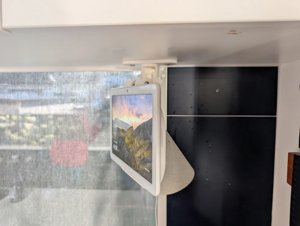 Google Nest Hub Max Under Cabinet Twist Mount - Free 3D Print Model ...