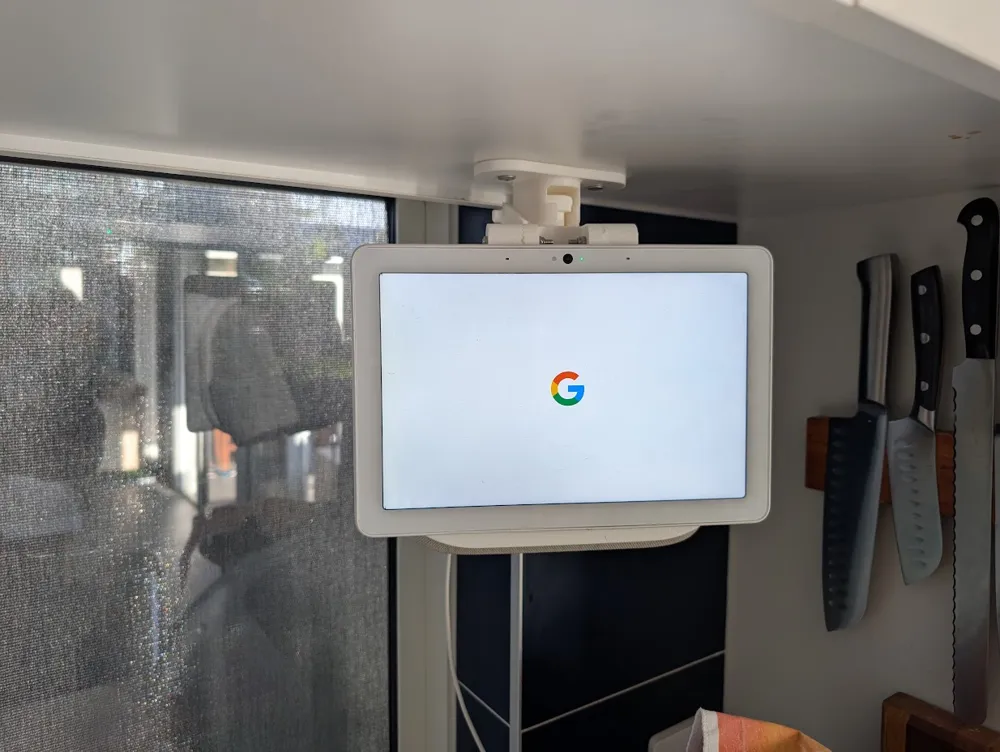 Google Nest Hub Max Under Cabinet Twist Mount - Free 3D Print Model ...