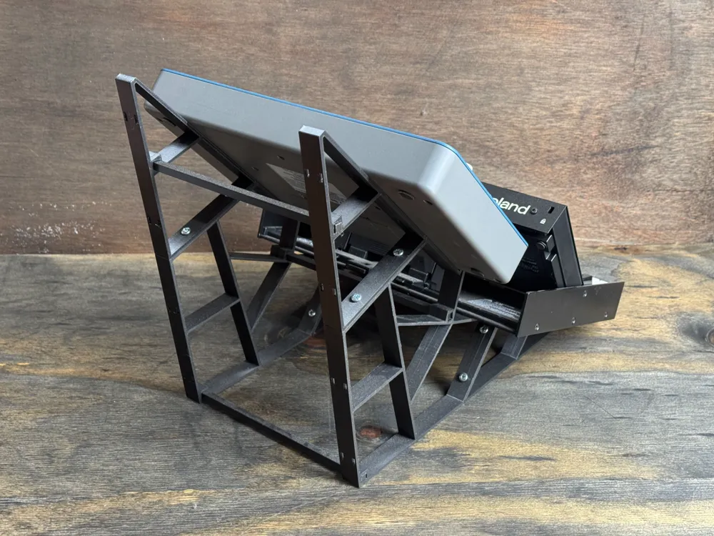 Tiered Dual Synth Stand - Free 3D Print Model - MakerWorld